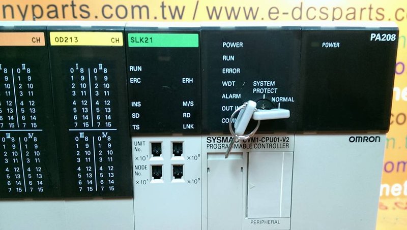 OMRON SYSMAC PROGRAMMZBLE CONTROLLER CVM1-CPU01-V2 - 裕益科技自動化設備可程式編碼器PLC分散式控制系統DCS